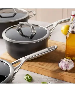 ZWILLING Motion Ceramic Aluminum Hard Anodized Cookware, Set Of 10