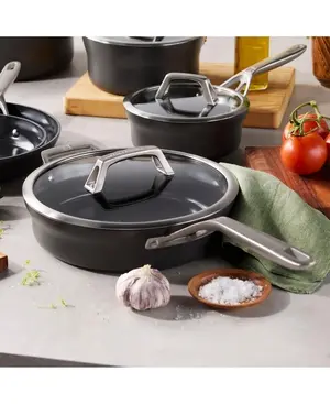ZWILLING Motion Ceramic Aluminum Hard Anodized Cookware, Set Of 10