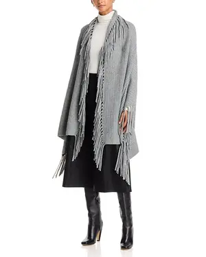 TOCCIN Anais Wool And Cashmere Fringe Wrap