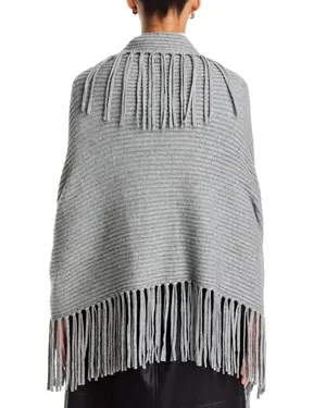 TOCCIN Anais Wool And Cashmere Fringe Wrap