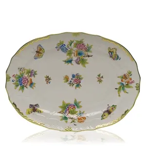 HEREND Queen Victoria Medium Platter - Multicolor