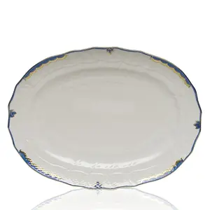 HEREND Princess Victoria Blue Platter - Multicolor