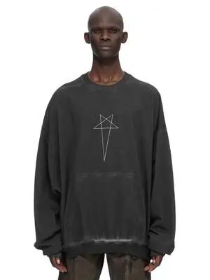 Rick Owens Stonewashed Crewneck Sweatshirt