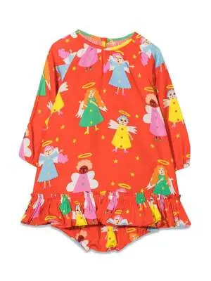 Stella McCartney Mini Dress With Little Angels Culottes - Multicolour