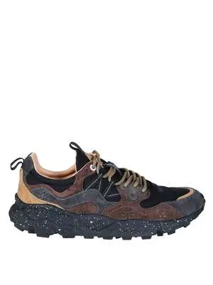 FLOWER MOUNTAIN Yamano 3 Suede & Nylon Sneaker - Marrone