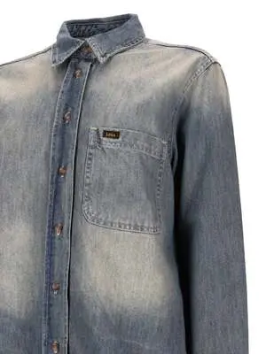 LOIS Style Denim Button-up Shirt - Blue