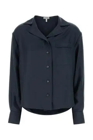 Loewe Silk Twill Shirt - Blue