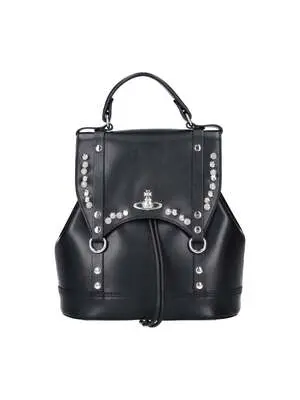 VIVIENNE WESTWOOD Studded Leather Backpack