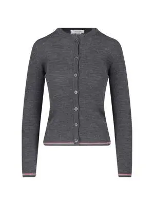 Thom Browne Ribbed Knit Button-front Cardigan