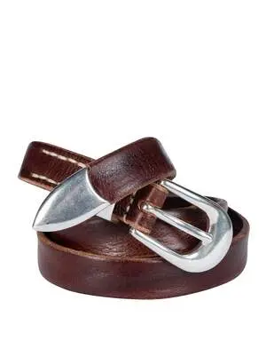 Our Legacy Leather Belt - Marrone
