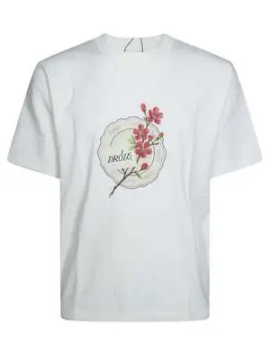 Drole De Monsieur 100% Cotton T-shirt - Bianco