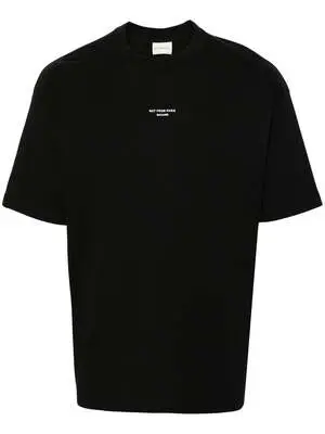 Drole De Monsieur 100% Cotton T-shirt - Black