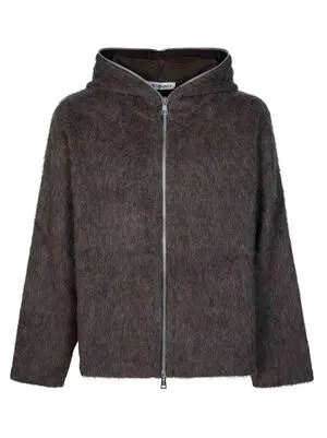 Our Legacy Full-zip Hooded Sweatshirt - Grigio