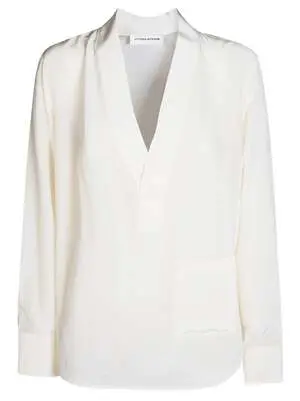 VICTORIA BECKHAM Victoria Beckham Women's V-Neck Silk Blouse