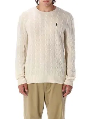 Polo Ralph Lauren Cable Knit Logo Sweater