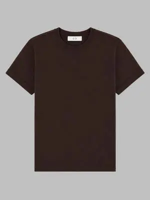 Co Cashmere Crewneck T-shirt - Brown