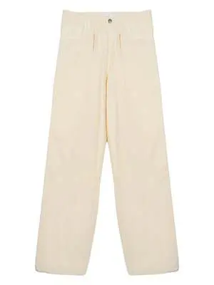 HAIKURE Cotton-linen Blend Mini Jeans