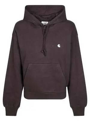 Carhartt Hooded Casey Cotton Sweatshirt - Marrone