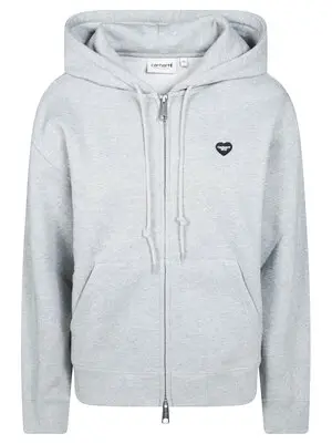 Carhartt Hooded Mini Heart Patch Cotton Jacket