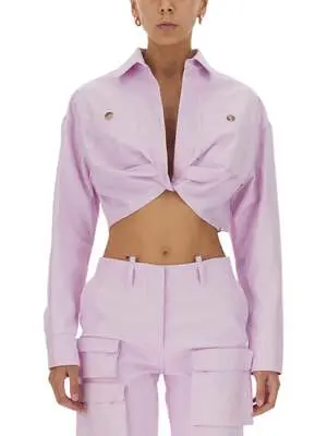 Off-White V-neck Cotton Jacket