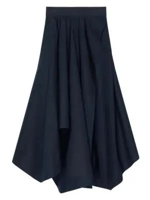 GIVENCHY Givenchy Paris Signature Embroidered Cotton Mini Skirt With Back Zip