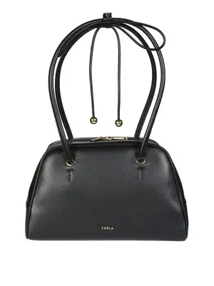 Furla Poppy Dome Shoulder Bag - Nero