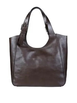 Furla Dora L Tote Handbag Shoulder Bag - Marrone