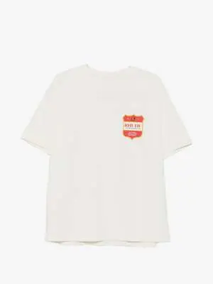 Rhude Crewneck T-shirt With Chest & Back Print