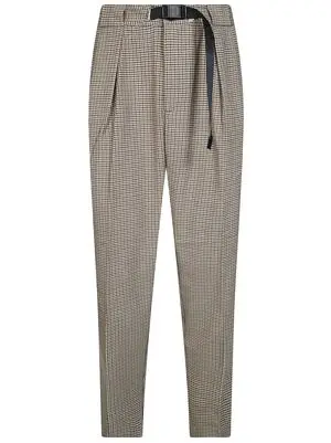 WHITE SAND Flannel Check Two-pleat Pants
