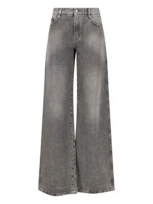 Ermanno Scervino Wide-leg Jeans - Black