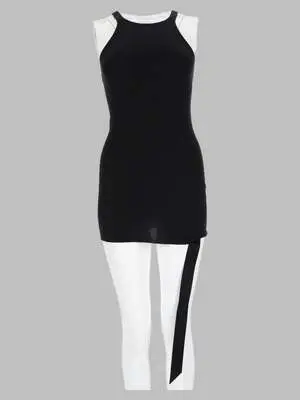 Rick Owens Sleeveless Asymmetric Hem Top