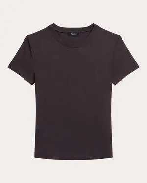 Theory Organic Cotton Tiny T-shirt - Brown
