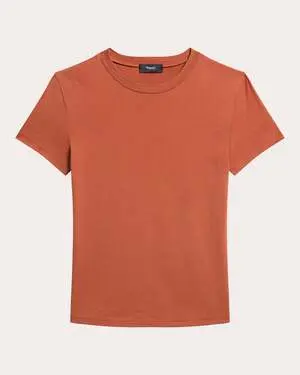 Theory Organic Cotton Tiny T-shirt - Red