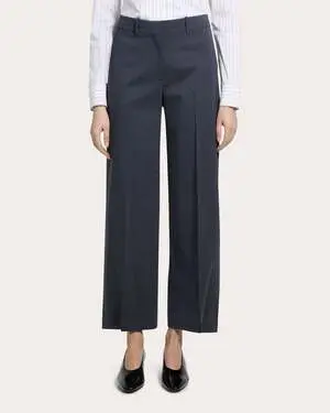 Theory Good Wool Creased Trousers
