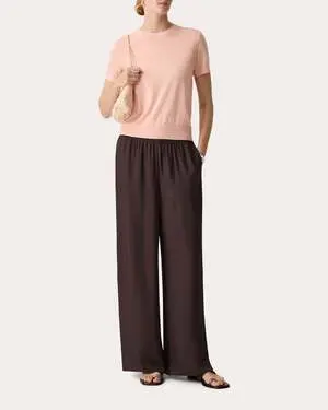 Theory Washed Twill Vented Pull-on Trousers