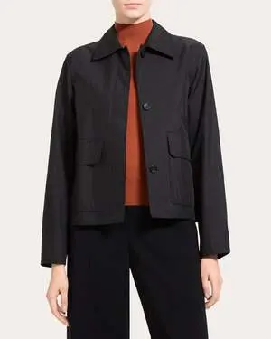 Theory Boxy Shirt Jacket
