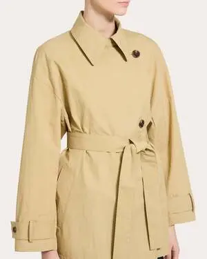 Theory Double-breasted Trench Jacket