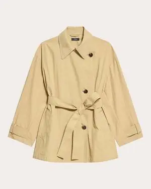 Theory Double-breasted Trench Jacket
