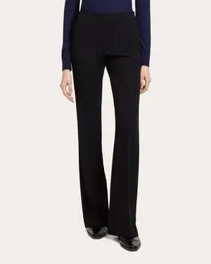 Theory Demitria Crepe Slim Flare Pants
