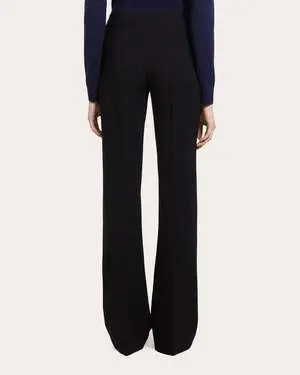 Theory Demitria Crepe Slim Flare Pants