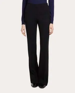 Theory Demitria Crepe Slim Flare Pants