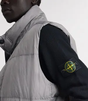 Stone Island Virgin Wool-blend Compass Sweater - Black