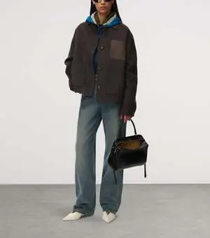Loewe Wool-cashmere Workwear Jacket - Brown