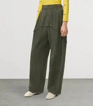 Loewe Suede Layered Trousers