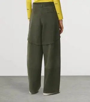 Loewe Suede Layered Trousers