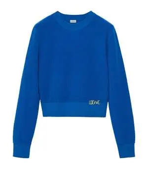Loewe Stretch-wool Embroidered Sweater