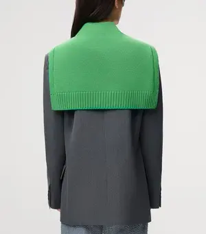Loewe Wool Layered-sweater Effect Blazer
