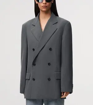 Loewe Wool Layered-sweater Effect Blazer