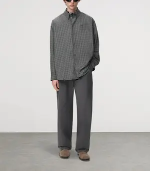 Loewe Check Anagram Embroidered Shirt