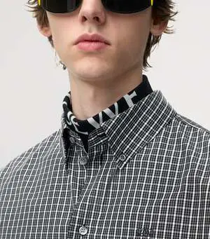 Loewe Check Anagram Embroidered Shirt
